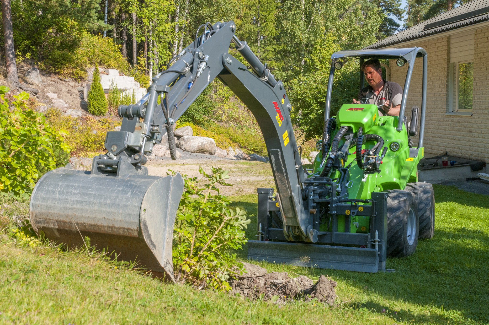 10 Uses For A Compact Loader - Central Platform Services Ltd